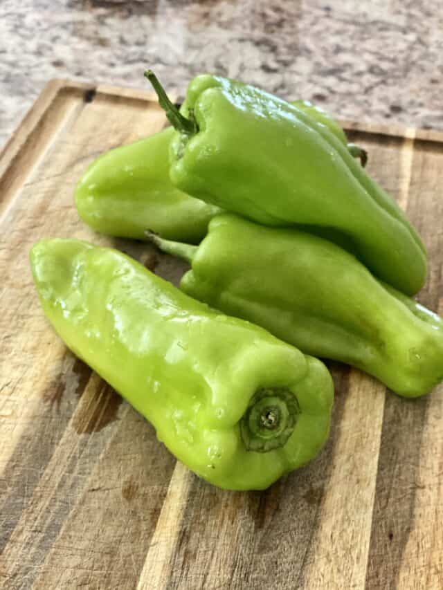 Stuffed Cubanelle Peppers - The Kitchen Prep Blog