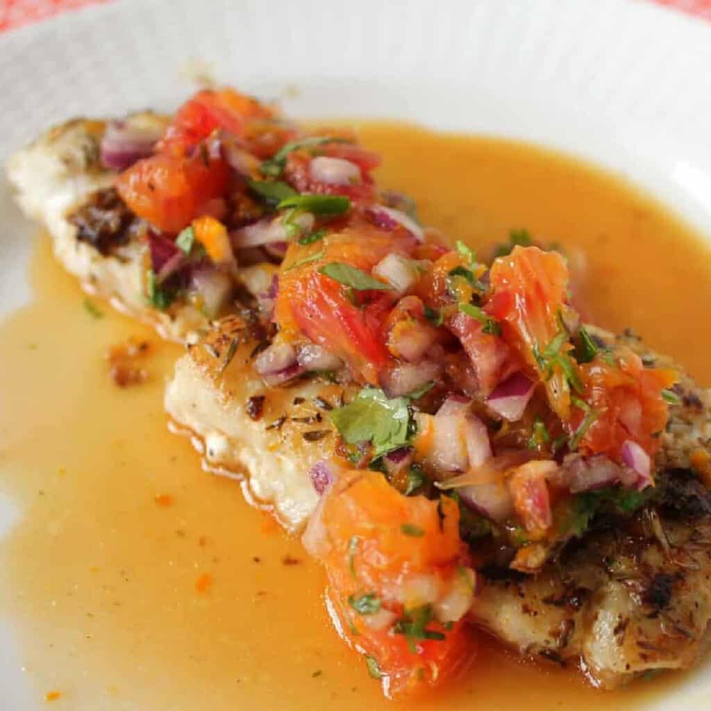 Grilled Haddock - The Kitchen Prep Blog