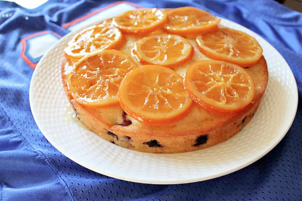 Orange Blueberry Cake - The Kitchen Prep Blog