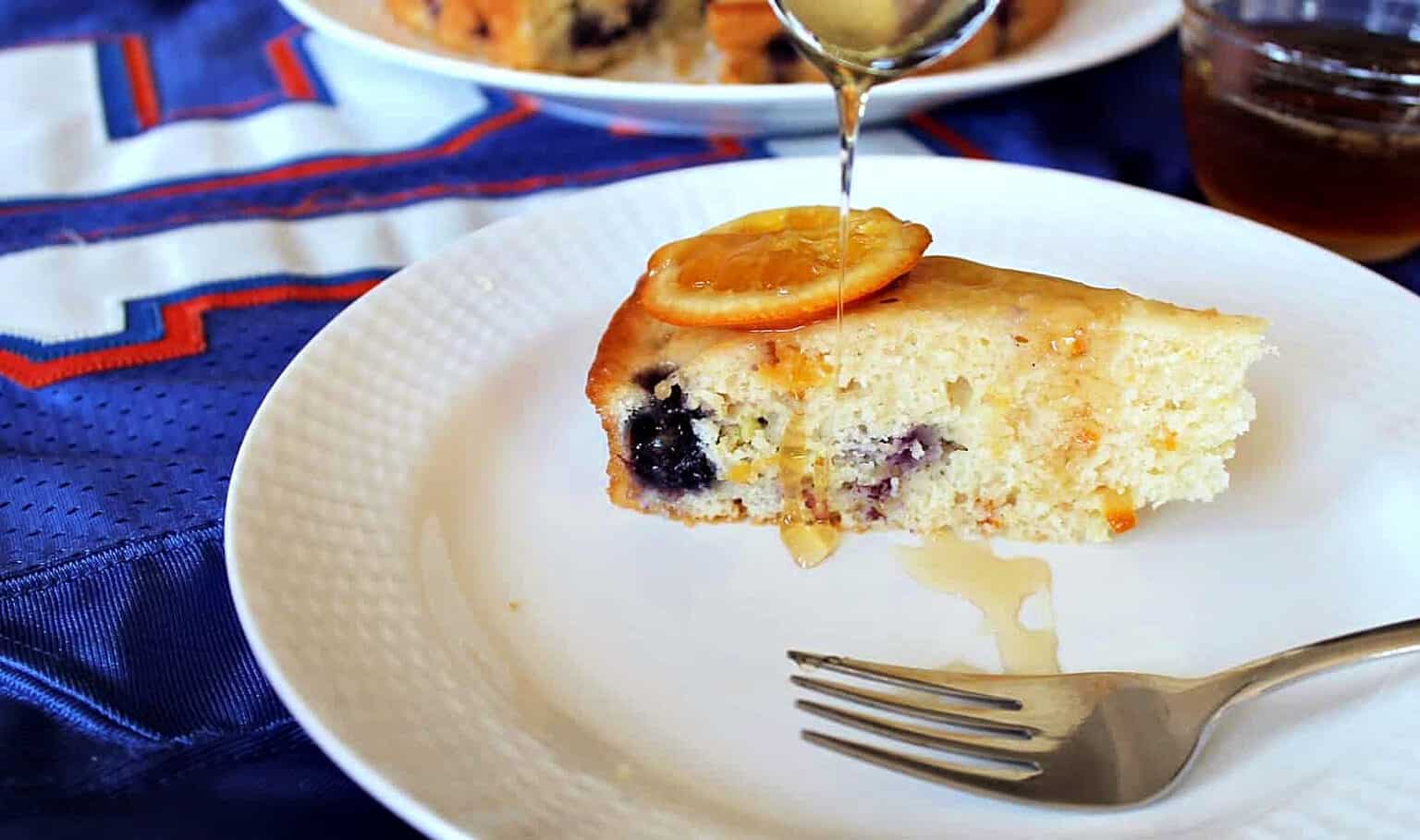 Orange Blueberry Cake - The Kitchen Prep Blog