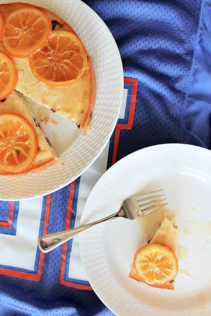 Orange Blueberry Cake - The Kitchen Prep Blog