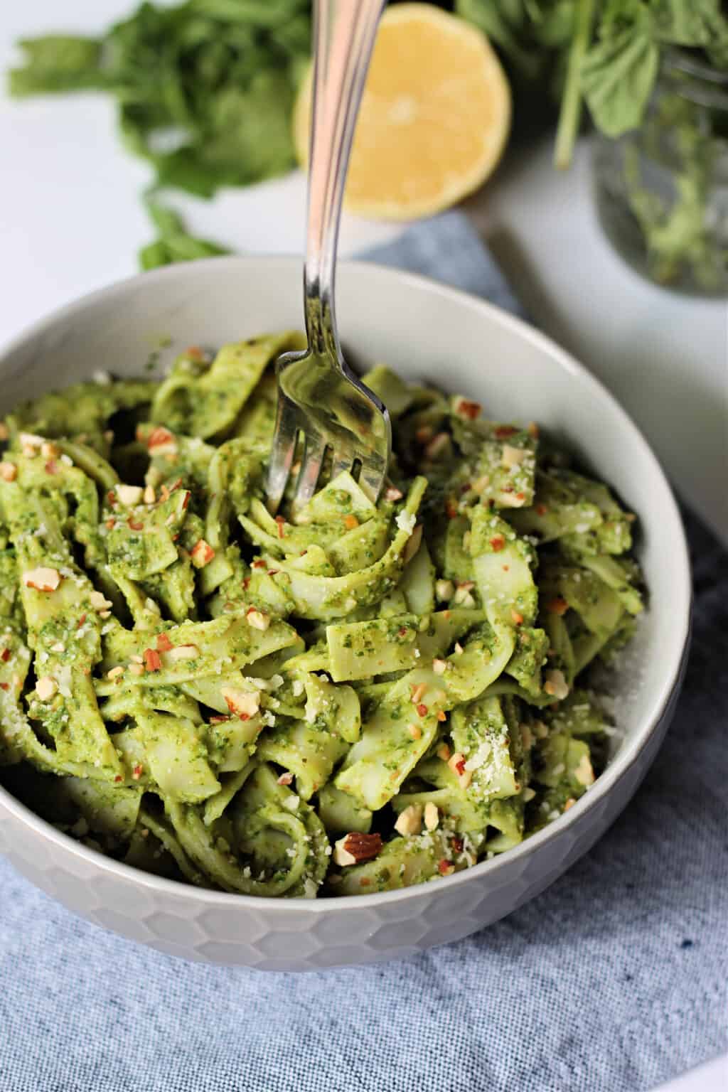 Avocado Pasta - The Kitchen Prep Blog