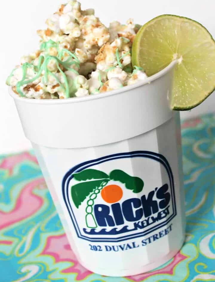 Key Lime Pie Popcorn - The Kitchen Prep Blog