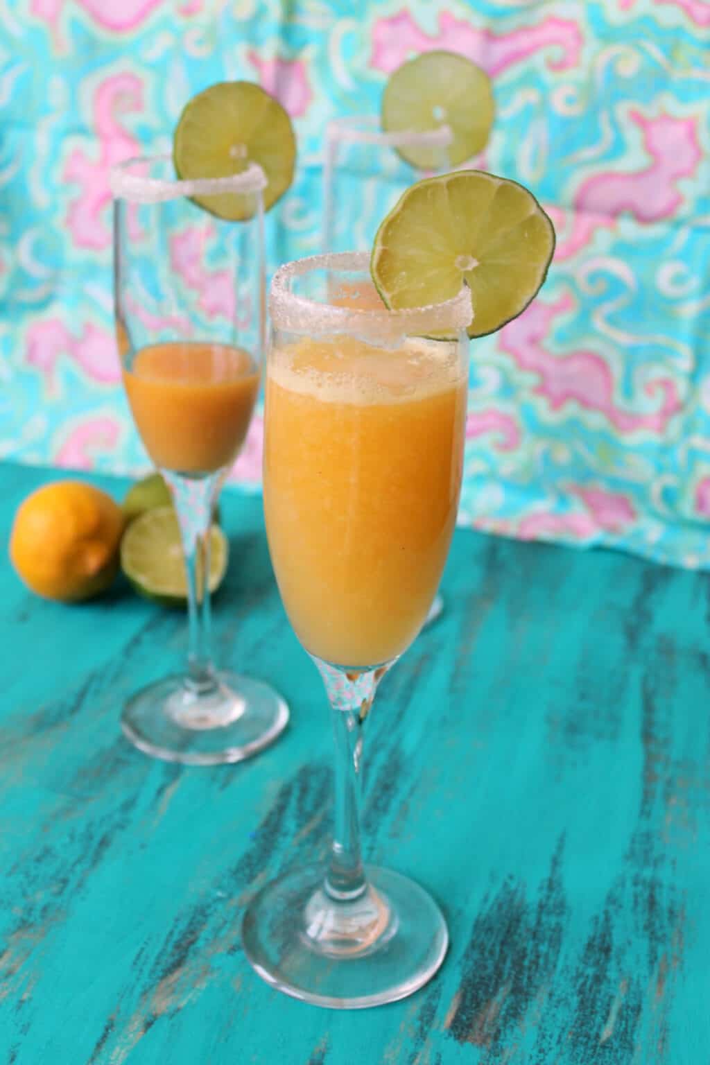 Tropical Fruit Bellinis - The Kitchen Prep Blog