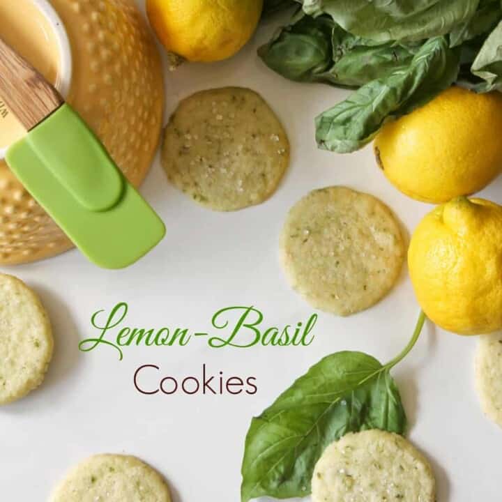 Lemon-Basil Cookies - The Kitchen Prep Blog