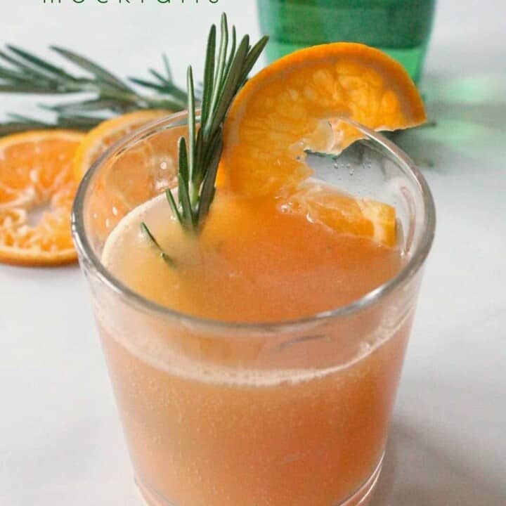 Orange Mocktail - The Kitchen Prep Blog