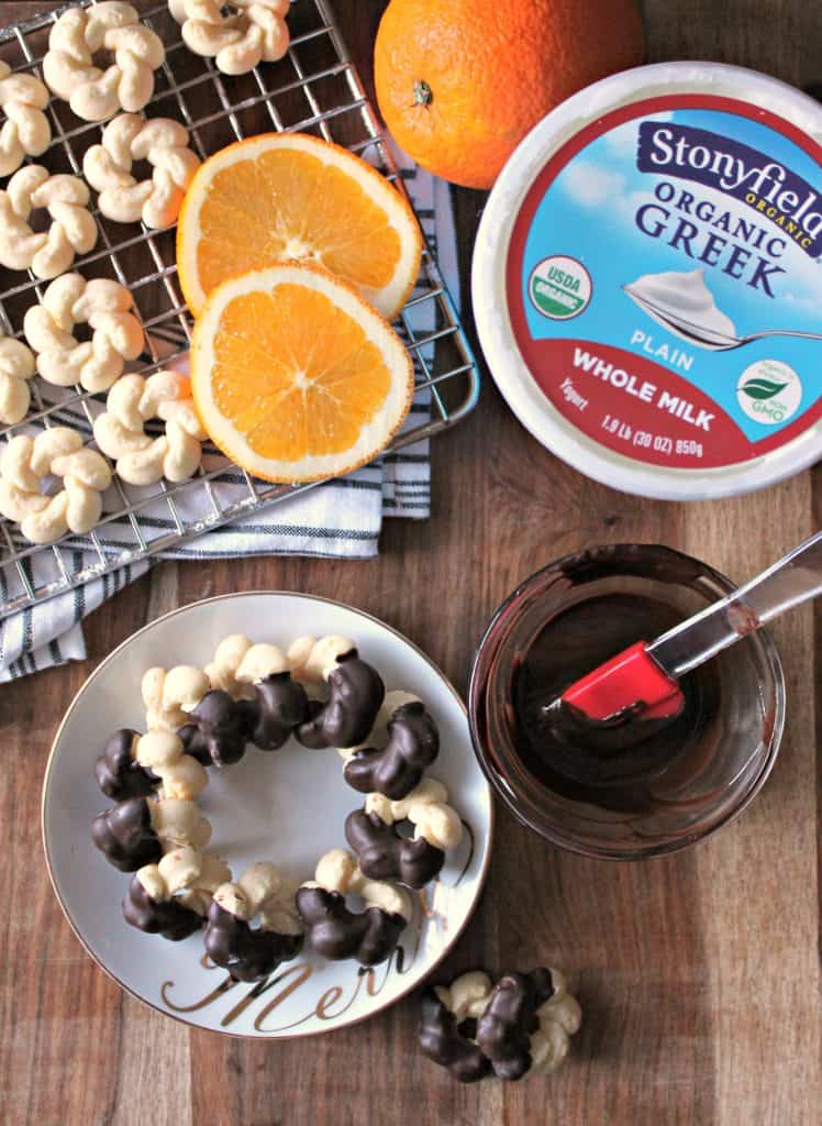 Chocolate Orange Spritz Cookies