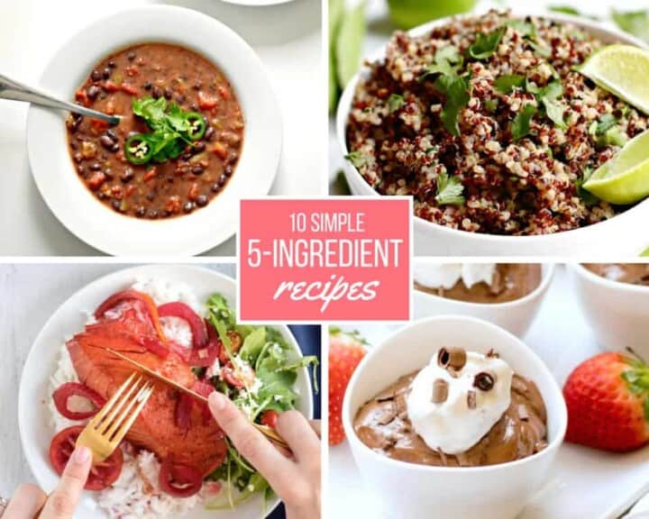 10 Simple 5 Ingredient Recipes - The Kitchen Prep Blog