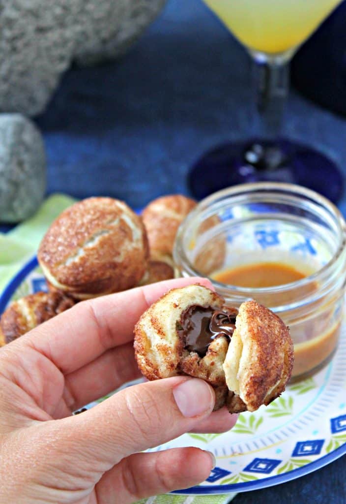 Churro Chocolate Truffle Bombs - The Kitchen Prep Blog