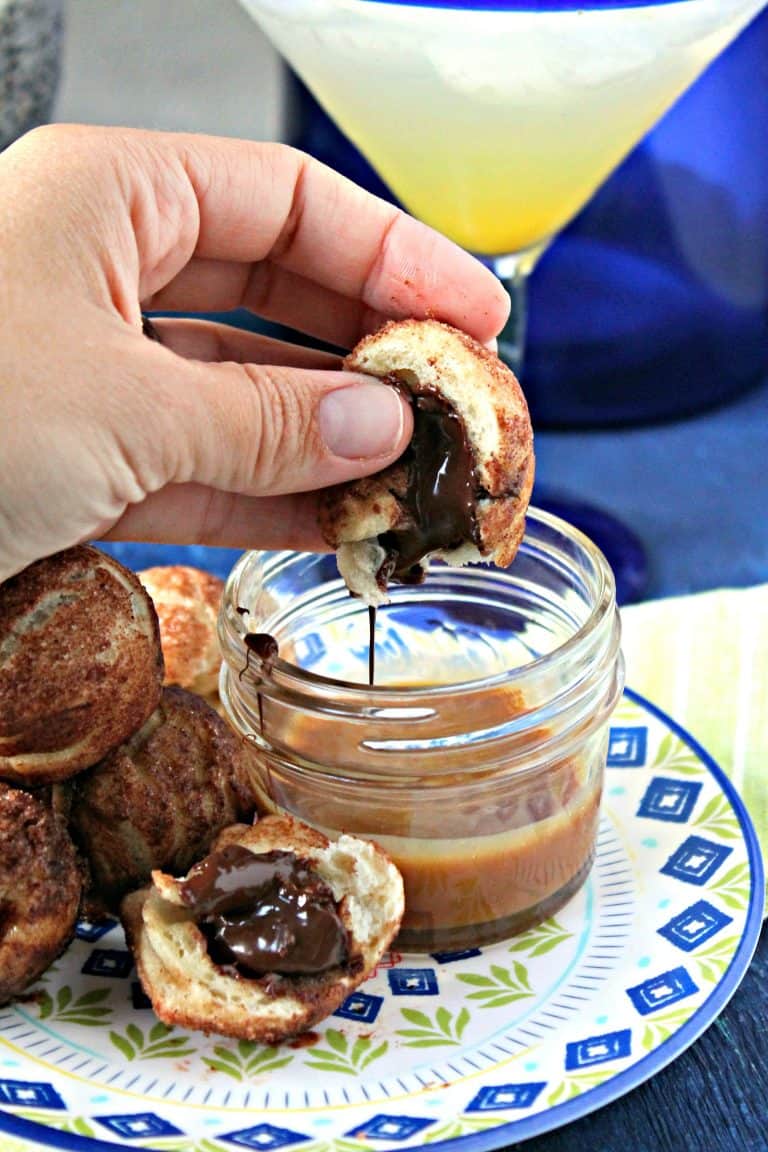 Churro Chocolate Truffle Bombs - The Kitchen Prep Blog