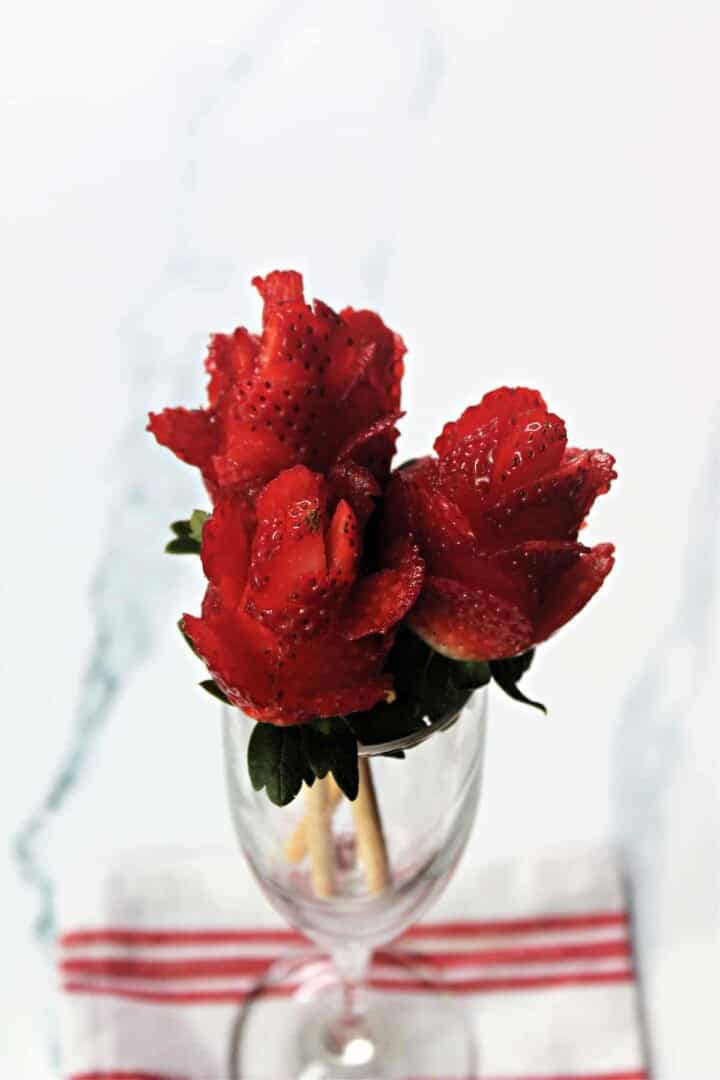 Strawberry Roses - The Kitchen Prep Blog