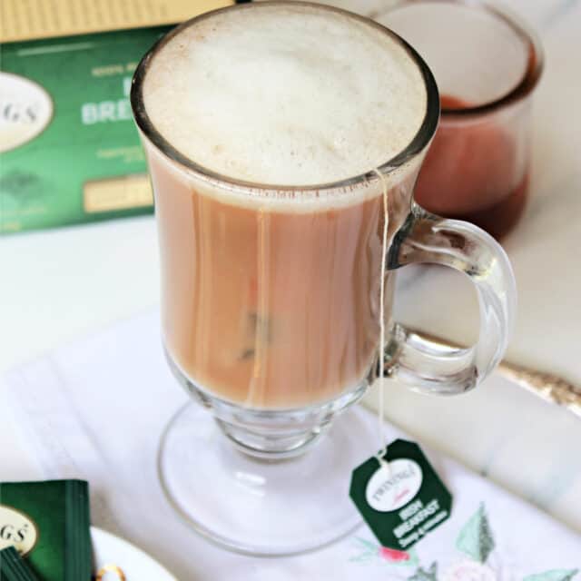 "Dublin Fog" Irish Breakfast Tea Latte - The Kitchen Prep Blog