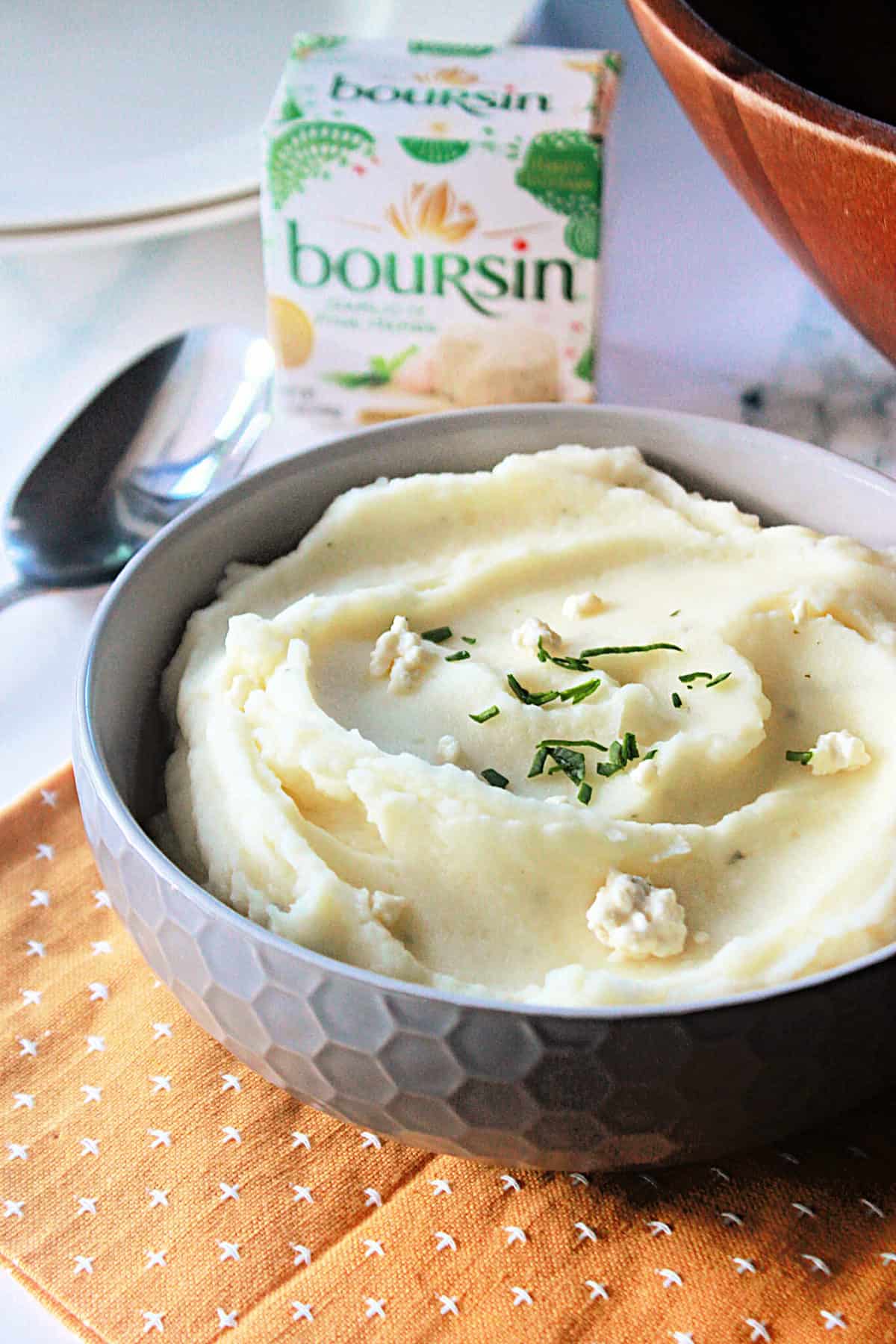 Boursin Mashed Potatoes - The Kitchen Prep Blog