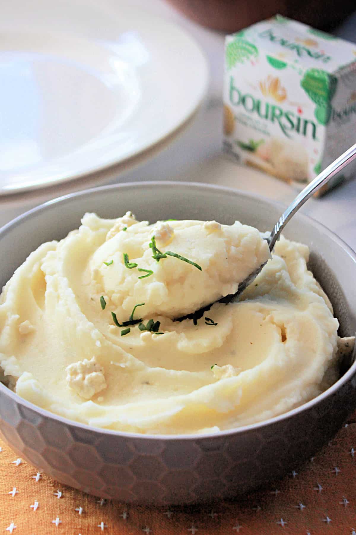 Boursin Mashed Potatoes - The Kitchen Prep Blog