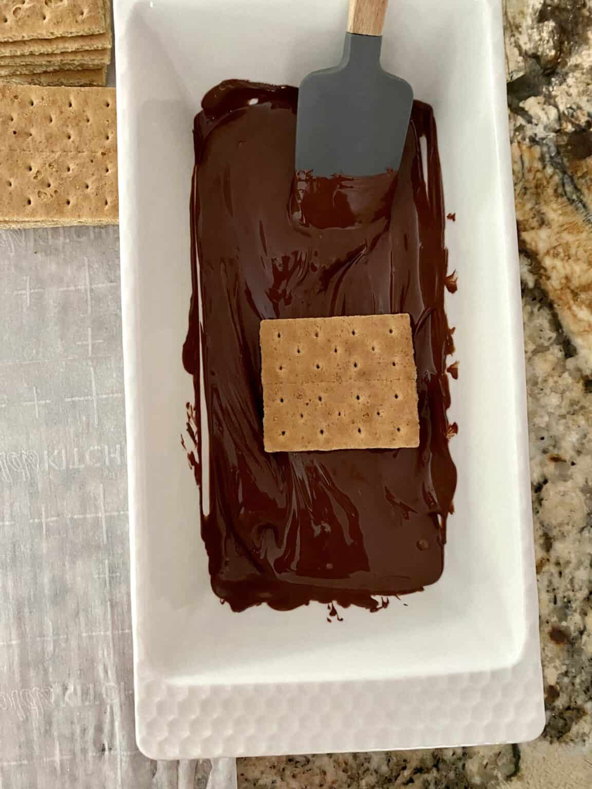 Chocolate Covered Graham Crackers - The Kitchen Prep Blog