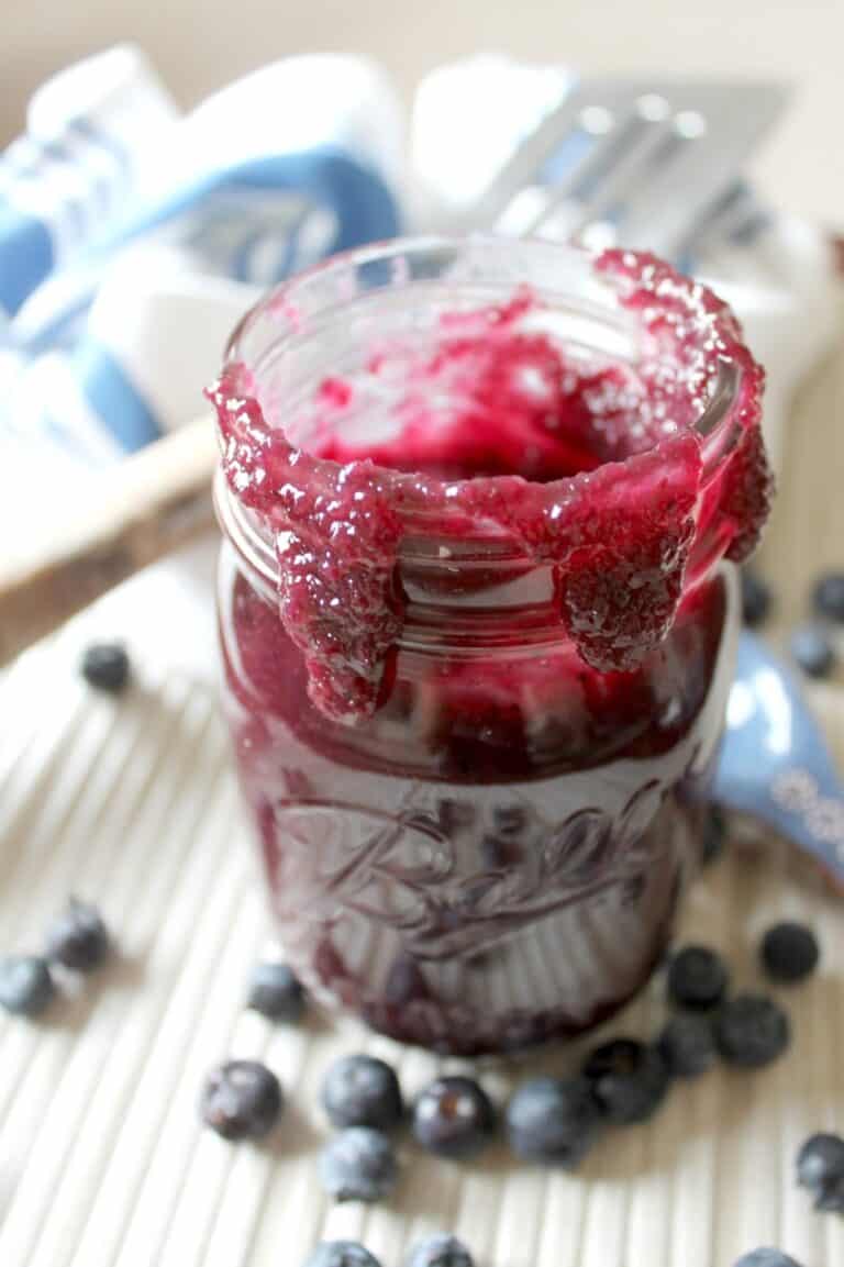 Blueberry BBQ Sauce - The Kitchen Prep Blog