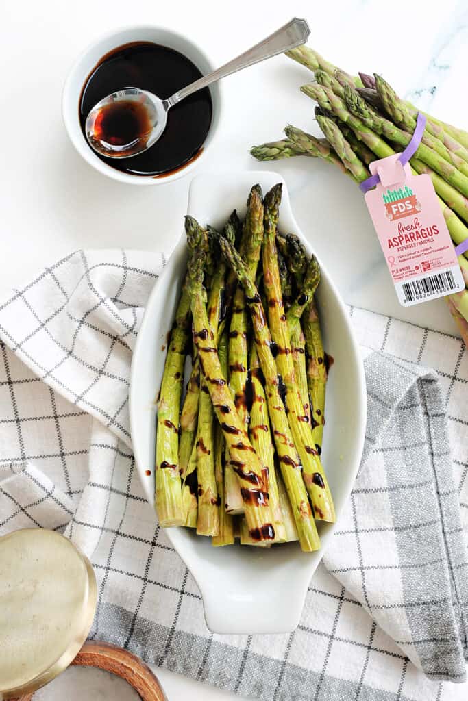 Balsamic Glazed Asparagus - The Kitchen Prep Blog